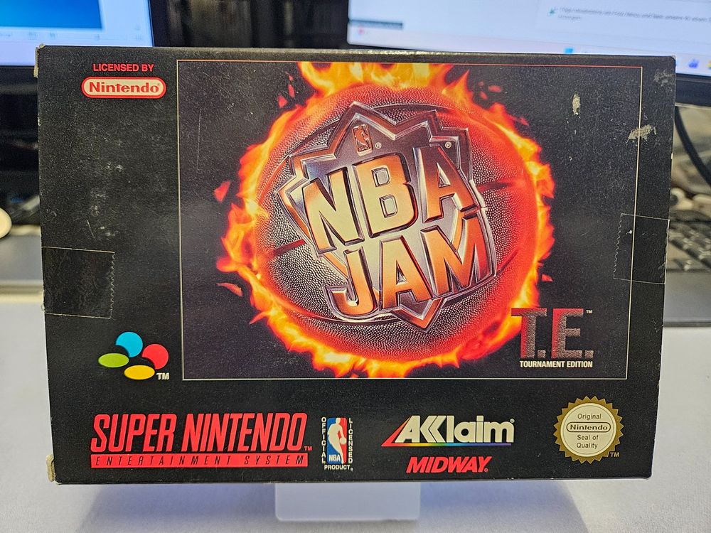NBA Jam TE Super Nintendo SNES mit OVP & Anleitung Top! (Neu (gemäss ...
