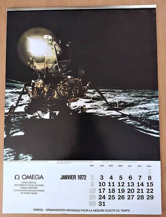 Calendrier Omega 1972 (Gebraucht) in Corcelles-sur-Chavornay für CHF ...