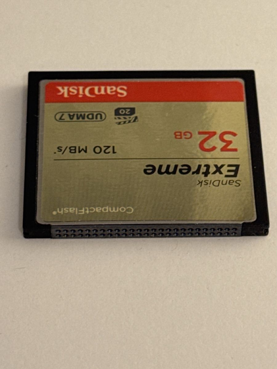 SanDisk Extreme CF Compact Flash Karte 32GB - 120 MB/s (Gebraucht) in ...