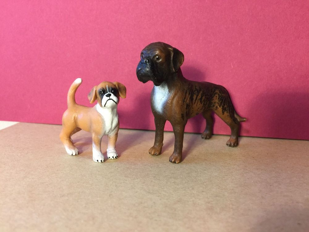Schleich 16389 Boxer Rüde und Welpe Hund (Gebraucht) in Ennetbaden für ...