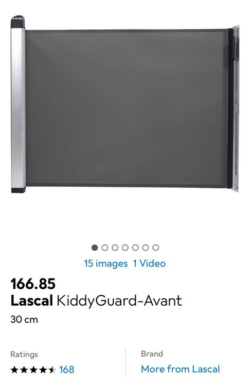 Lascal KiddyGuard® Avant Kindersicherung Treppenschutzgitter (Neu und originalverpackt) in ...