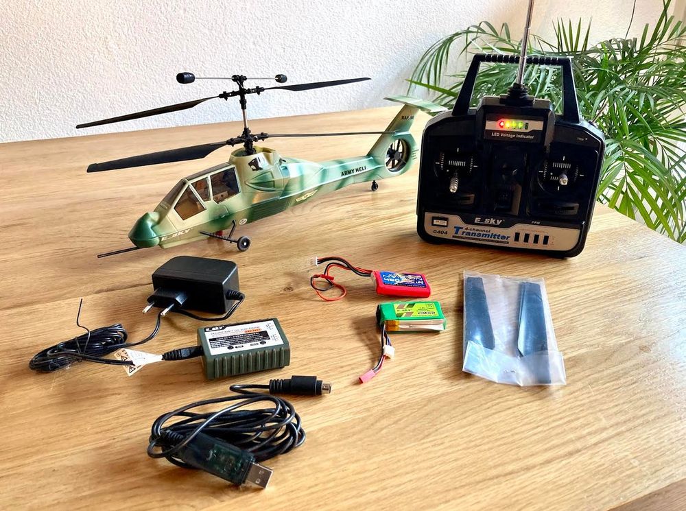 ESky Co Comanche 2.4 GHz 4CH RTF Electric RC Helicopter (D'occasion) à ...