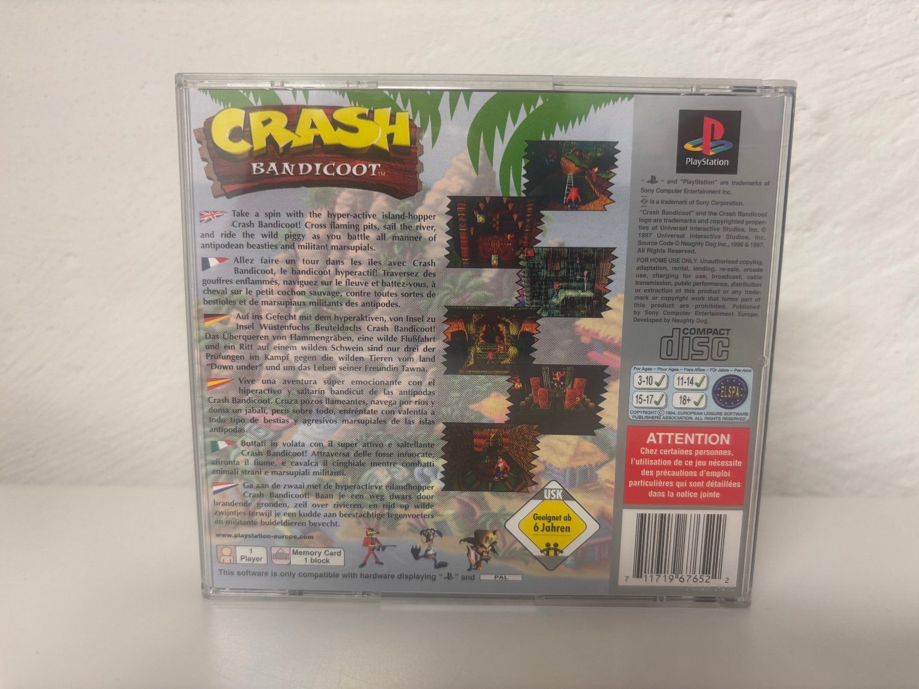 Crash Bandicoot I Playstation I PS1 (Gebraucht) in Rüti ZH für CHF 1 ...
