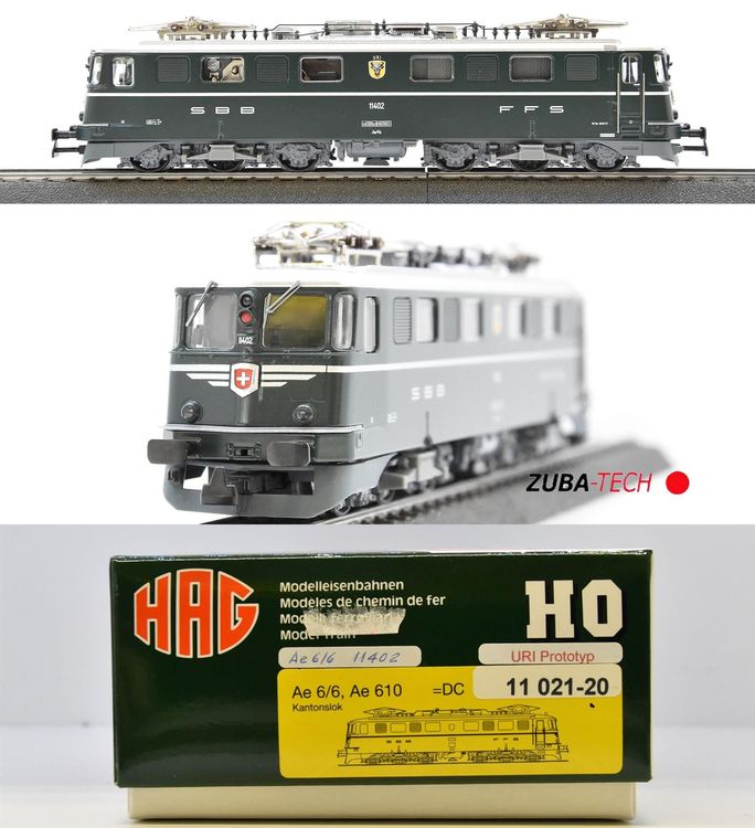 HAG 11 021-20 E-Lok Ae 6/6 SBB H0 GS | Kaufen auf Ricardo