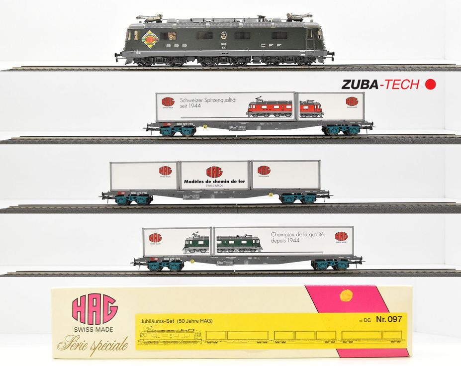HAG 097 Jubiläums-Set "50 Jahre HAG" SBB H0 GS Analog OVP (Gebraucht ...