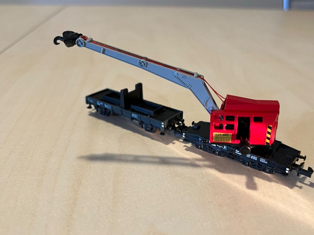 Minitrix N: Kranwagen KRUPP ARDELT Nr. 13590 in OVP | Kaufen auf Ricardo