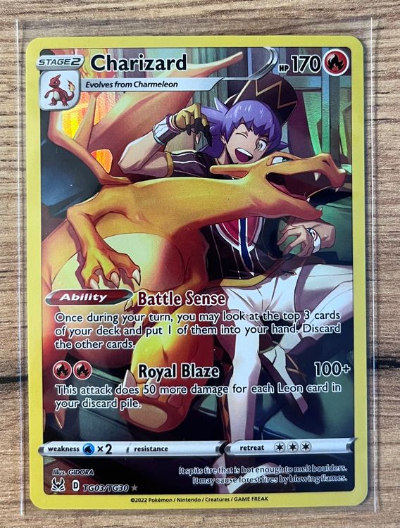 Charizard TG03/30 Pokemon Trainer Gallery Lost Origin | Kaufen auf Ricardo