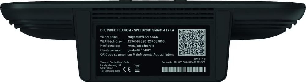 Telekom Speedport Smart 4 Typ B, WLAN-Mesh Router 6 GBit/s | Acheter ...