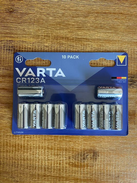 Varta CR123A (10 Pack) | Kaufen auf Ricardo