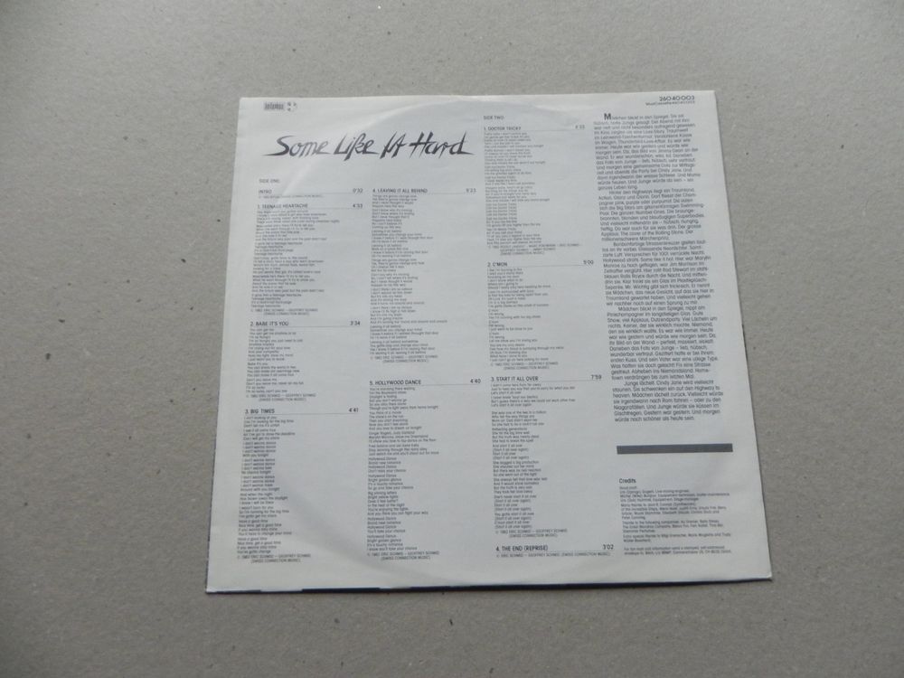 LP Heavy Metal Schweiz CH Band Bitch 1982 Some Like it Hard (Gebraucht ...