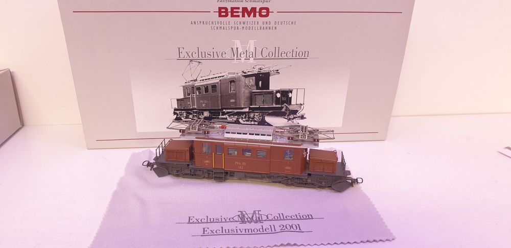 Bemo Metal Collection RhB Bernina Krokodil ESU 1298 142 (Neu und ...