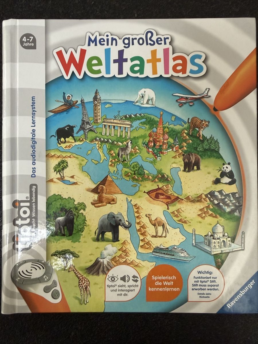 Ravensburger Tiptoi Weltatlas - spielend die Welt entdecken! (Gebraucht ...