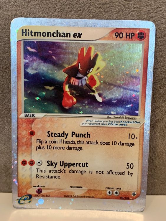Hitmonchan ex Holo ENG EX Ruby & Sapphire Pokemon 98/109 | Kaufen auf Ricardo
