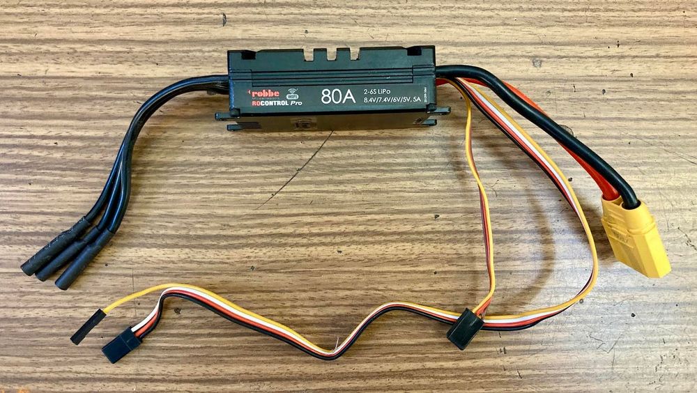 Variateur ESC ROBBE RO-CONTROL PRO WIFI 2-6S 80A (Gebraucht) in Trélex ...