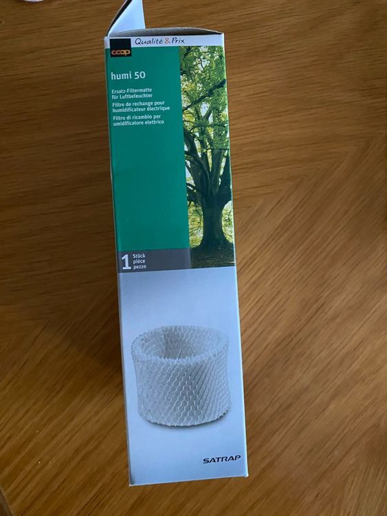 humi 50 Ersatz-Filtermatte für Luftbefeuchter (Neu (gemäss Beschreibung ...
