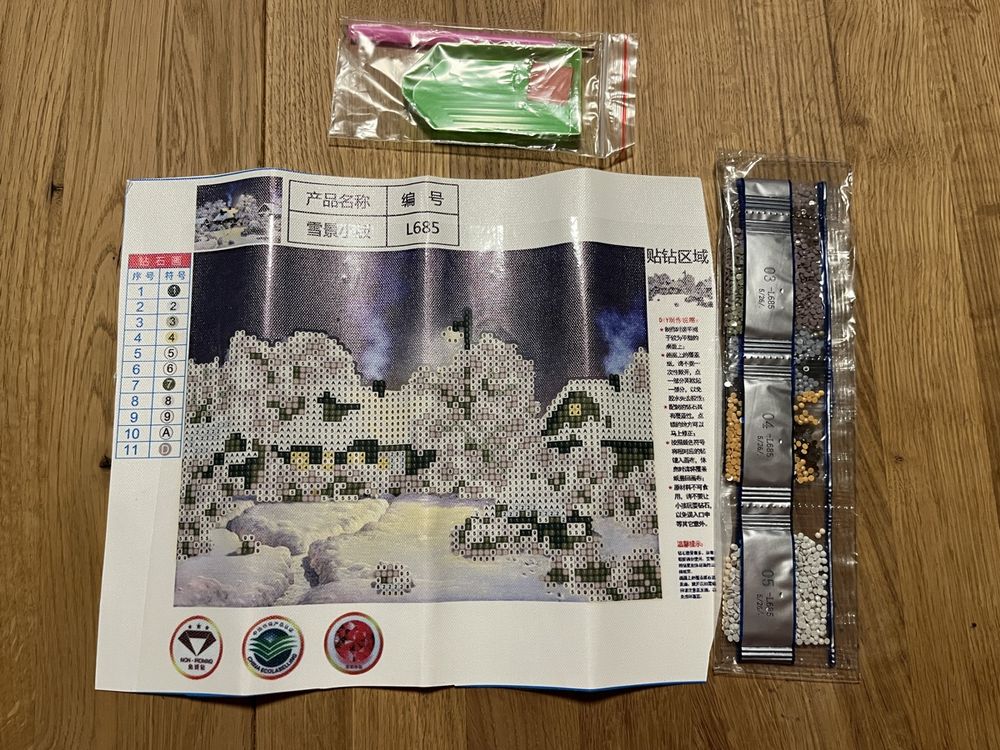 Diamondpainting-Set Winterbild (Neu und originalverpackt) in Windlach für CHF 3 – mit Lieferung ...