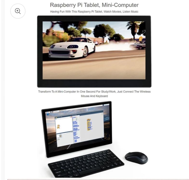 Mini-Computer Powered by Raspberry Pi 3A+, HD Touch Screen (Gebraucht ...