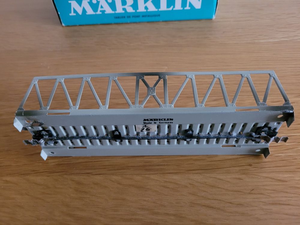 Märklin H0 7162 - Gitterbrücke aus Metall - mit OVP (Gebraucht) in ...