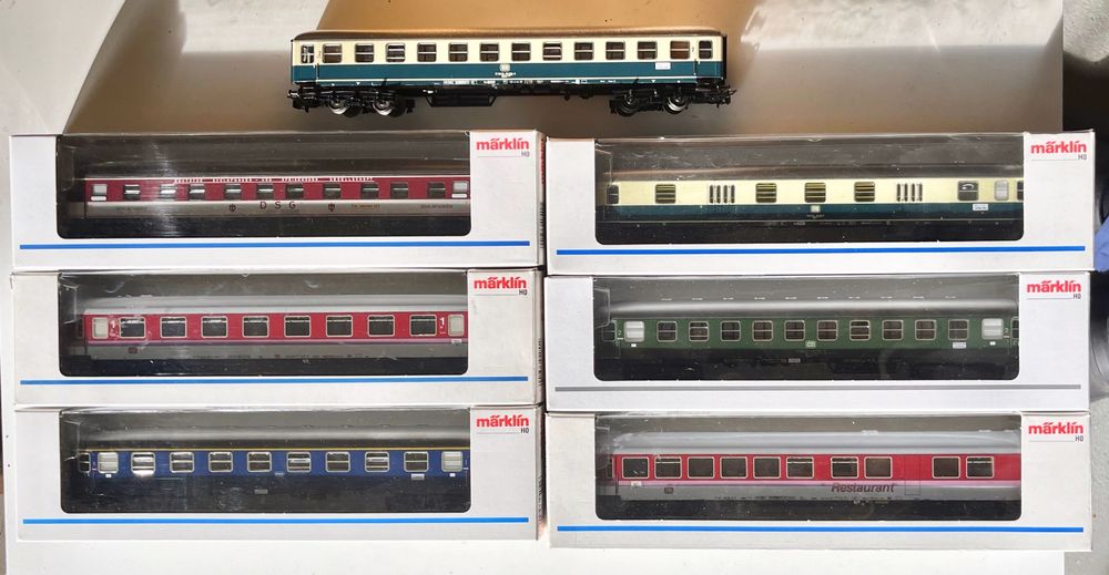 Märklin 7 Blechwagen (Neu und originalverpackt) in Bleiken für CHF 90 ...