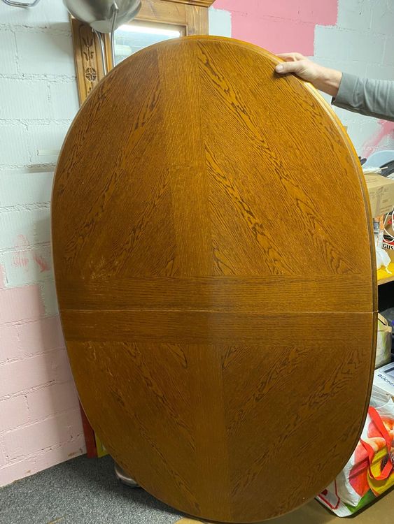 Ovaler Esstisch Ausziehtisch aus Holz, (Abholung in Kloten) (Gebraucht) in Auenstein für CHF 400 ...