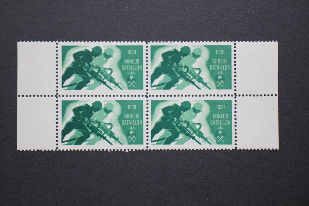 MINEUR - BATAILLON - VIERERBLOCK 1939 - SOLDATENMARKE | Kaufen auf Ricardo