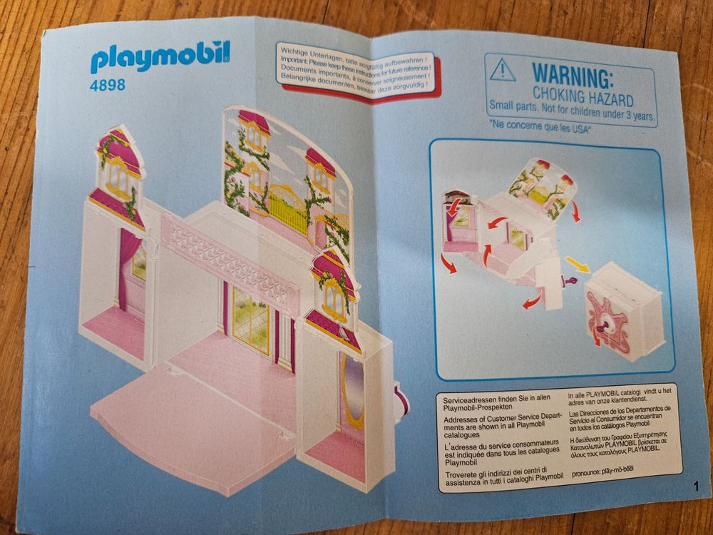 Prinzessin Aufklappbox (playmobil 4898) (Gebraucht) in Ebikon für CHF ...