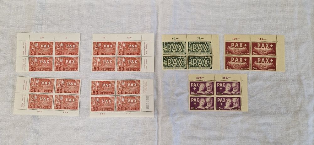 PAX HELFETIA BRIEFMARKEN (Gebraucht) in Bilten für CHF 220 – mit ...