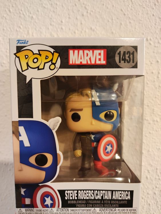 Funko Pop! Marvel 1431 - Steve Rogers/Captain America Figure | Kaufen ...