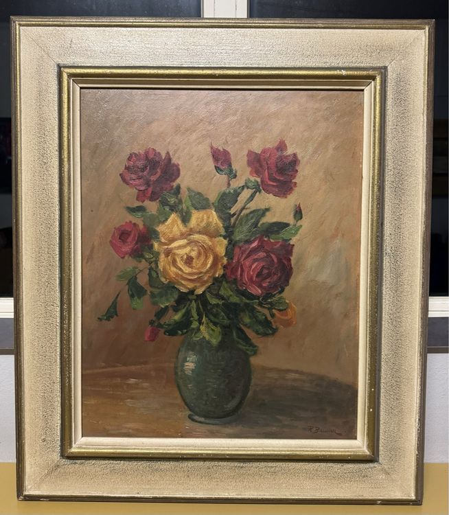 Original gemalte signiert Bild Stilleben (Gebraucht) in Schlieren für CHF 12 – mit Lieferung auf ...