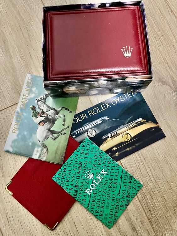 Rolex Box Set aus 1988 1989 Modell 14.00.01 | Kaufen auf Ricardo