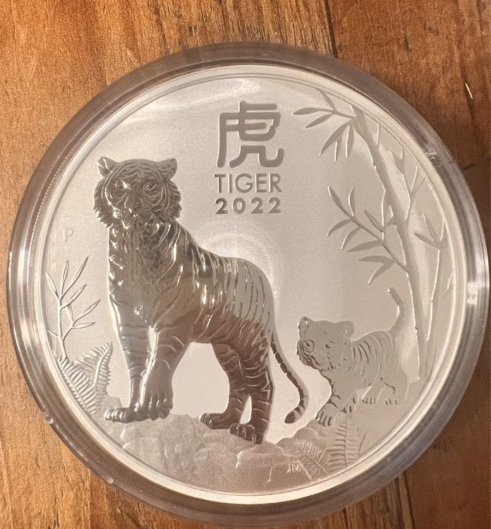 1 KG TIGER SILBER 999% 2022 LUNAR III (Neu (gemäss Beschreibung)) in Zürich für CHF 999 – mit ...