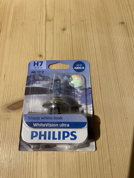 Philips H7. WhiteVision Ultra, 12 Volt (Neu und originalverpackt) in ...