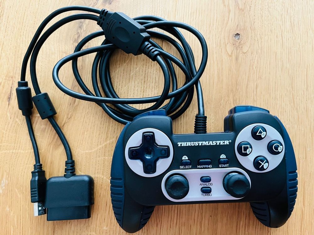 THRUSTMASTER Dual Trigger 2in1 Gamepad, PC/PS2 (2960666) (Gebraucht) in ...