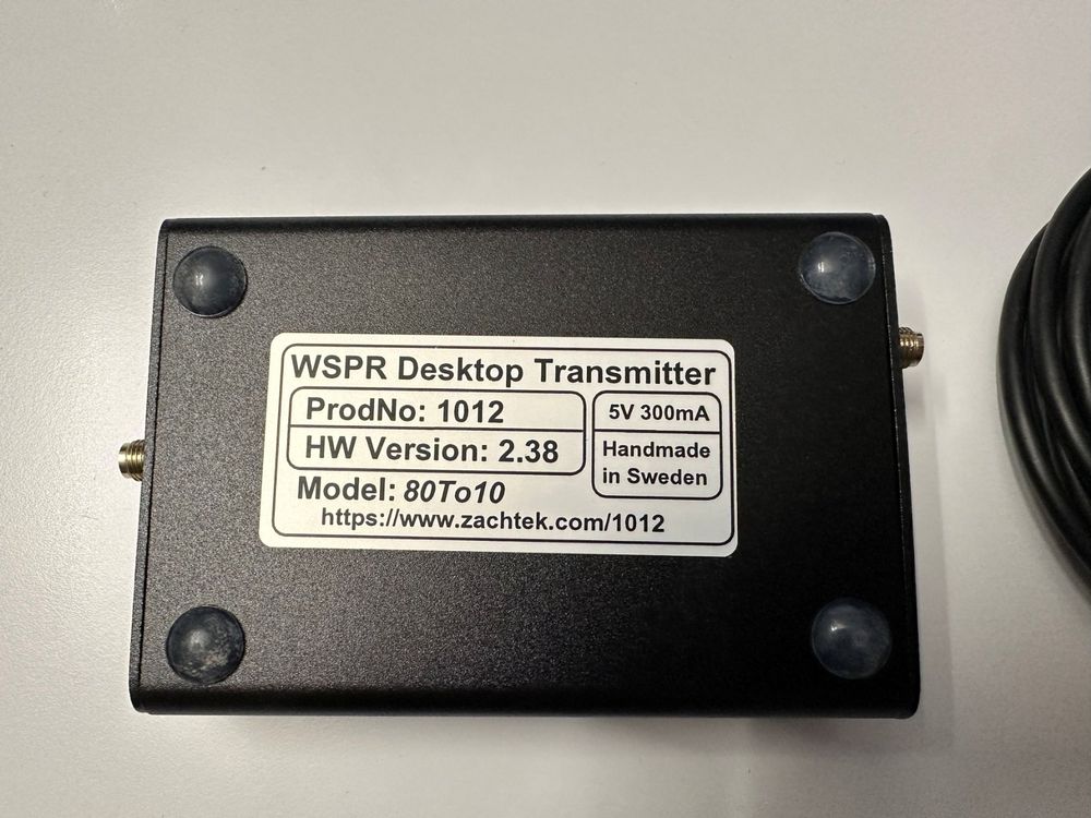 ZachTek WSPR Desktop Transmitter 80m bis 10m (Neu (gemäss Beschreibung ...