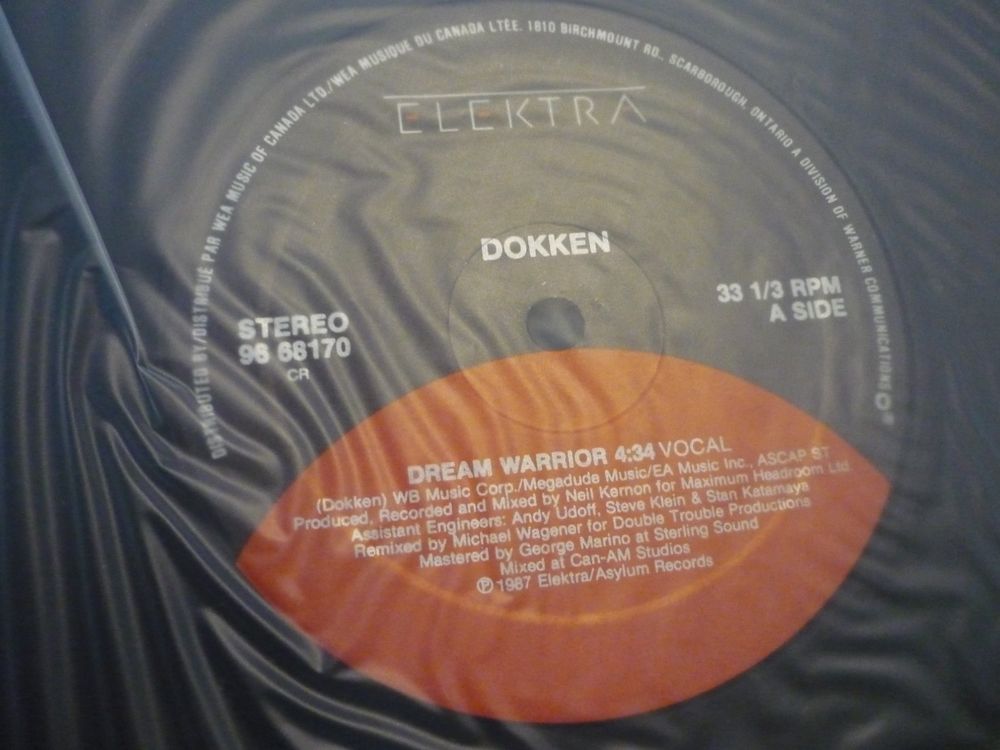 Vinyl - Dokken - dream warriors - Nightmare on Elm Street 3 (Gebraucht ...