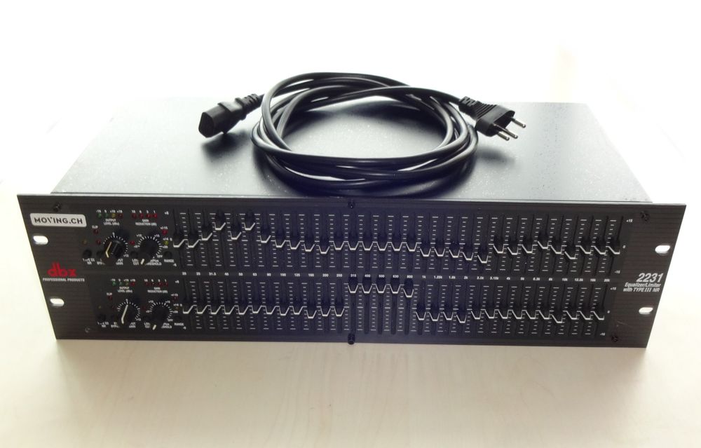 DBX 2231 Stereo 31-Band Graphic Equalizer/Limiter Type III | Kaufen auf Ricardo