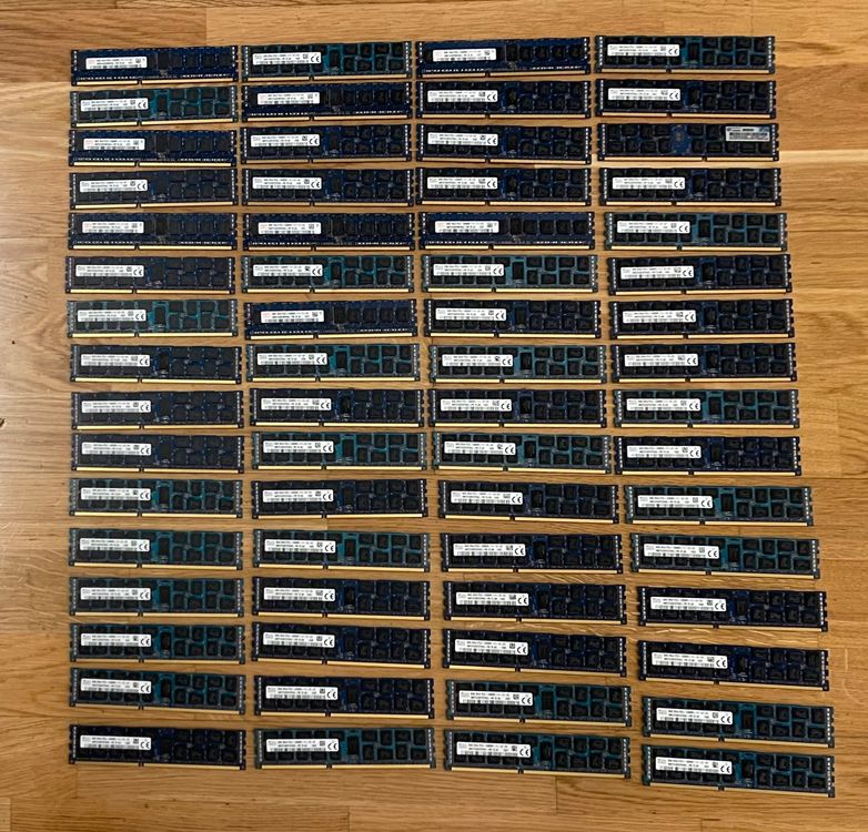 512GB RAM 64x HP HPE 8GB 2Rx4 PC3 12800R RAM | Kaufen auf Ricardo