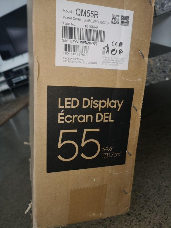 SAMSUNG QM55R Professional Display mit LED Backlight - (Gebraucht) in ...