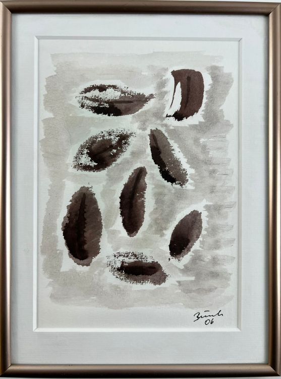 Abstrakte Aquarell signiert. | Kaufen auf Ricardo