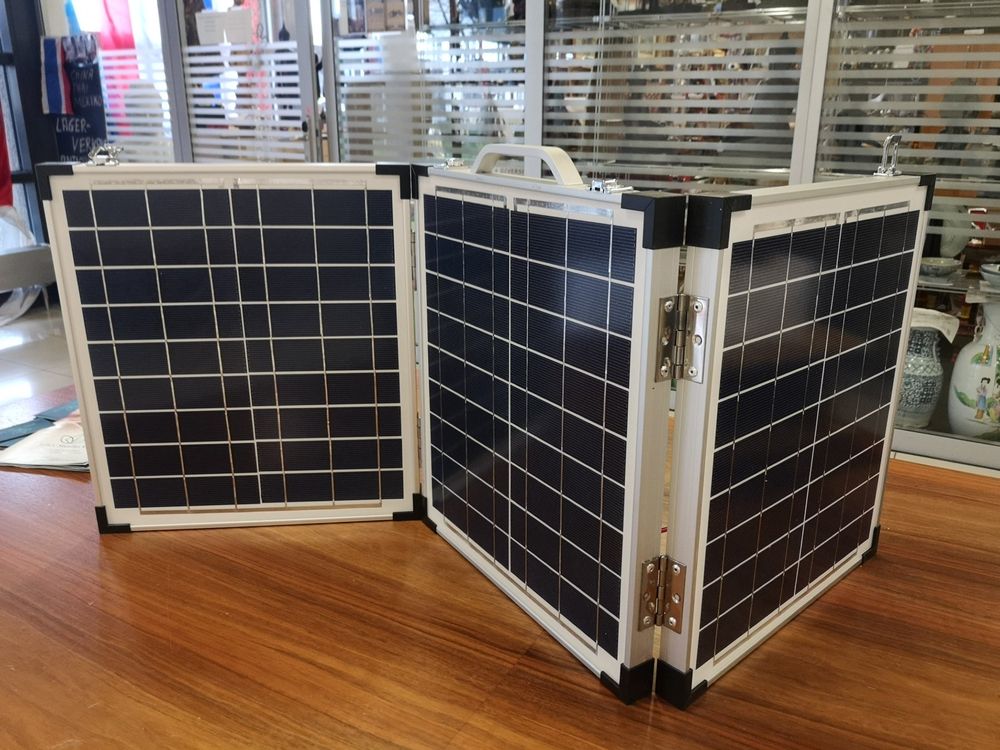 Solarpanel Solarkoffer Solar Panel 3x15W = 45W WoGer Trading | Kaufen ...
