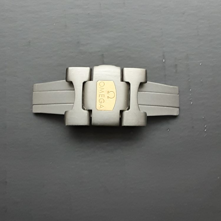 Omega Polaris Faltschliesse, Titan , Ref 1475/482 , neu (Neu und ...
