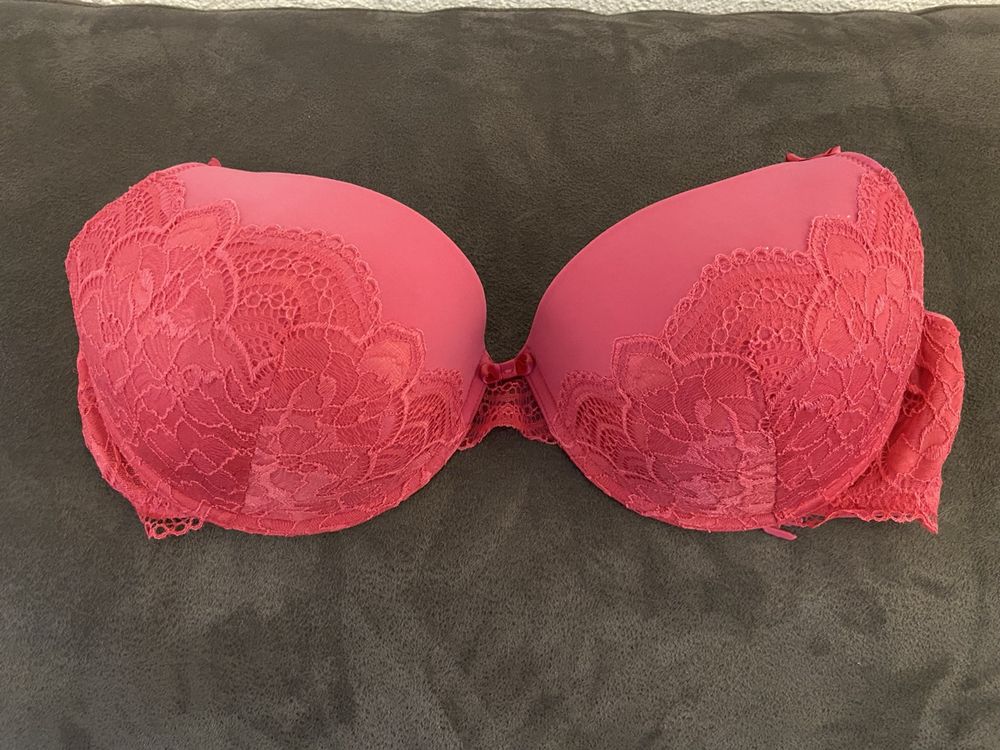 Beldona BH, Grösse 80D, Pink, Neuwertig, mit Spitze (Gebraucht) in Baar ...