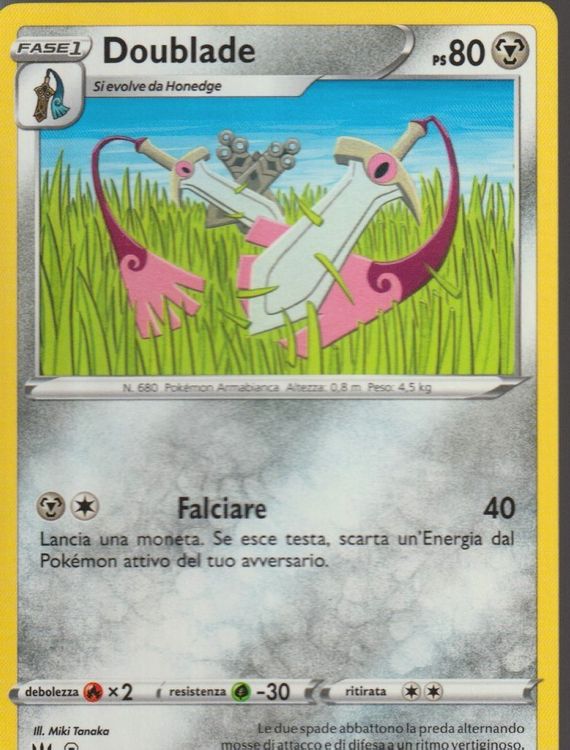 TCG POKEMON Stili Di Lotta BST 106/163 DUOBLADE Italiano (Neu (gemäss ...