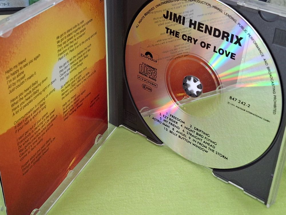 CD Jimi Hendrix - The Cry Of Love (Gebraucht) in Aarberg für CHF 4.6 – mit Lieferung auf Ricardo ...