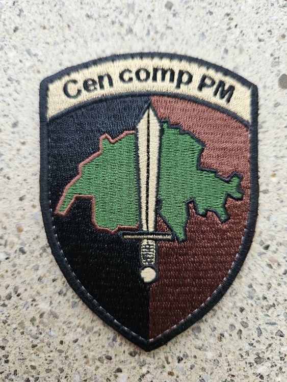 Badge Militärpolizei Cen Comp PM mit klett *** (Neu und ...