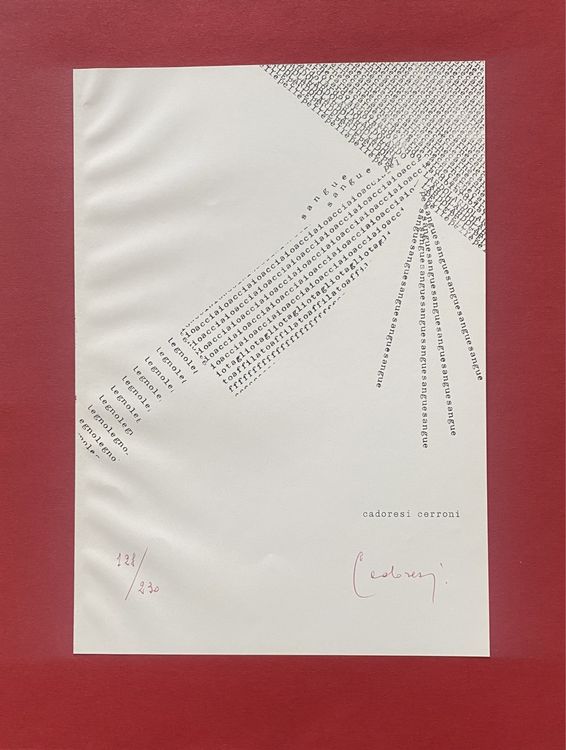 CADORESI CERRONI DOMENICO - handsigniert la lune en rodage (Gebraucht ...