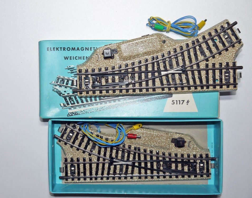 Märklin H0 5117 Elektr. Weichenpaar, Top (Neu (gemäss Beschreibung)) in ...
