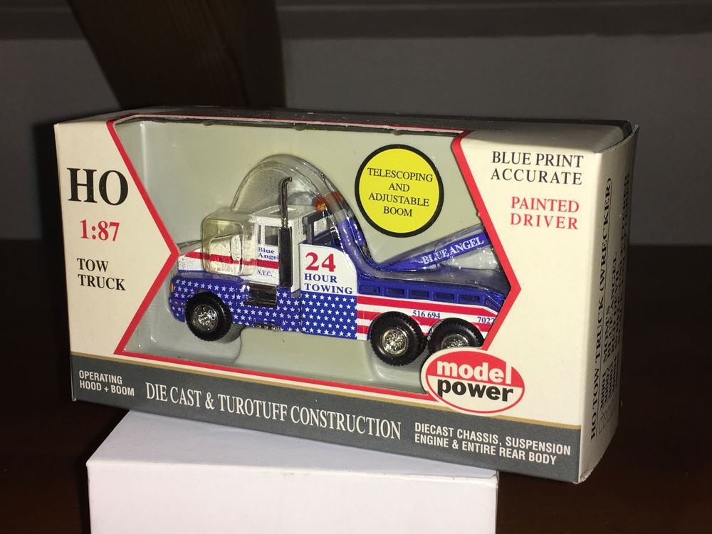 LKW Tow Truck „Blue Angel“ inkl. Fahrer 1:87 H0 model power | Kaufen ...