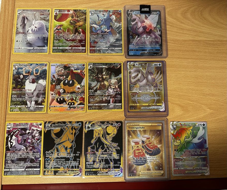 13 Pokémonkarten Astralglanz TG/Secret Rare/Amazing Rare DEU (Gebraucht ...