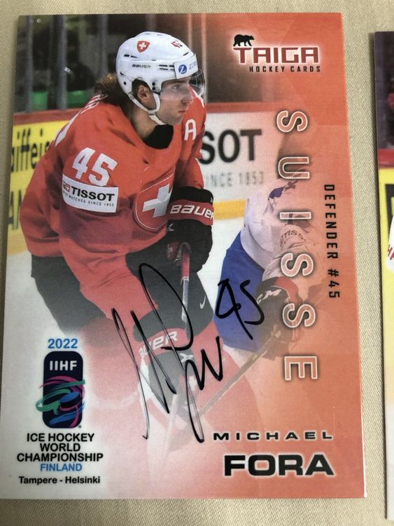 Michael Fora HCD Ambri Piotta Hockey Card signiert (Gebraucht) in ...